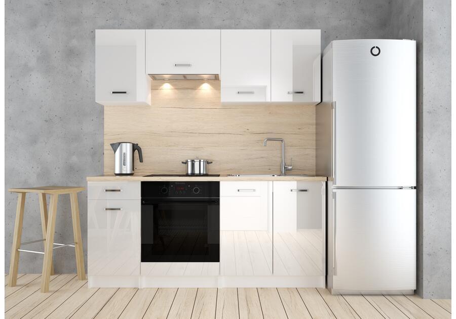 Kitchen Set, Complete Kitchen Set, 5piece Set White High Gloss/Oak ...