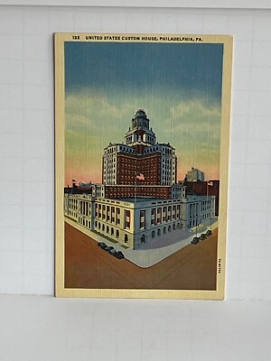 United States Custom House Philadelphia PA Postcard A30 | eBay