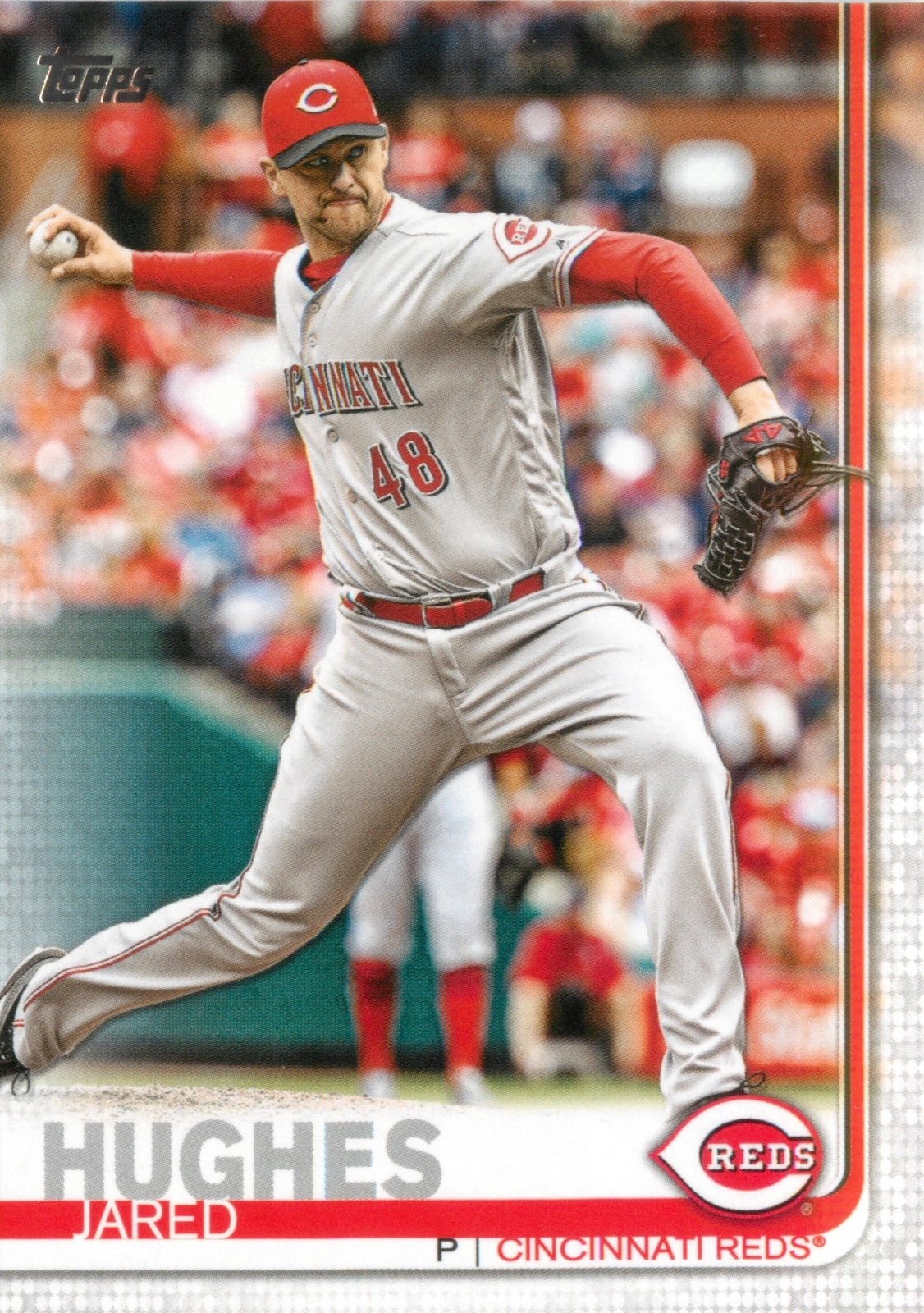 Jared Hughes 2019 Topps Series 2 Baseball MLB Base Card #620 Cincinnati ...