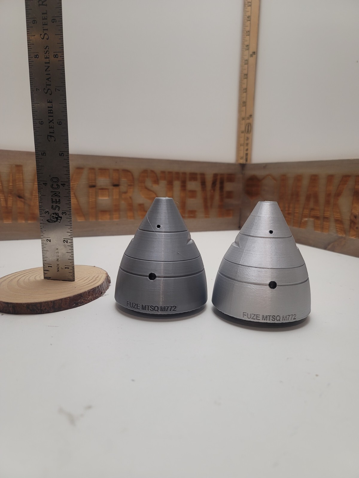 3D Printed M772 MTSQ Replica Fuze - 2.3 Inch Threads - FAKE - PLASTIC ...