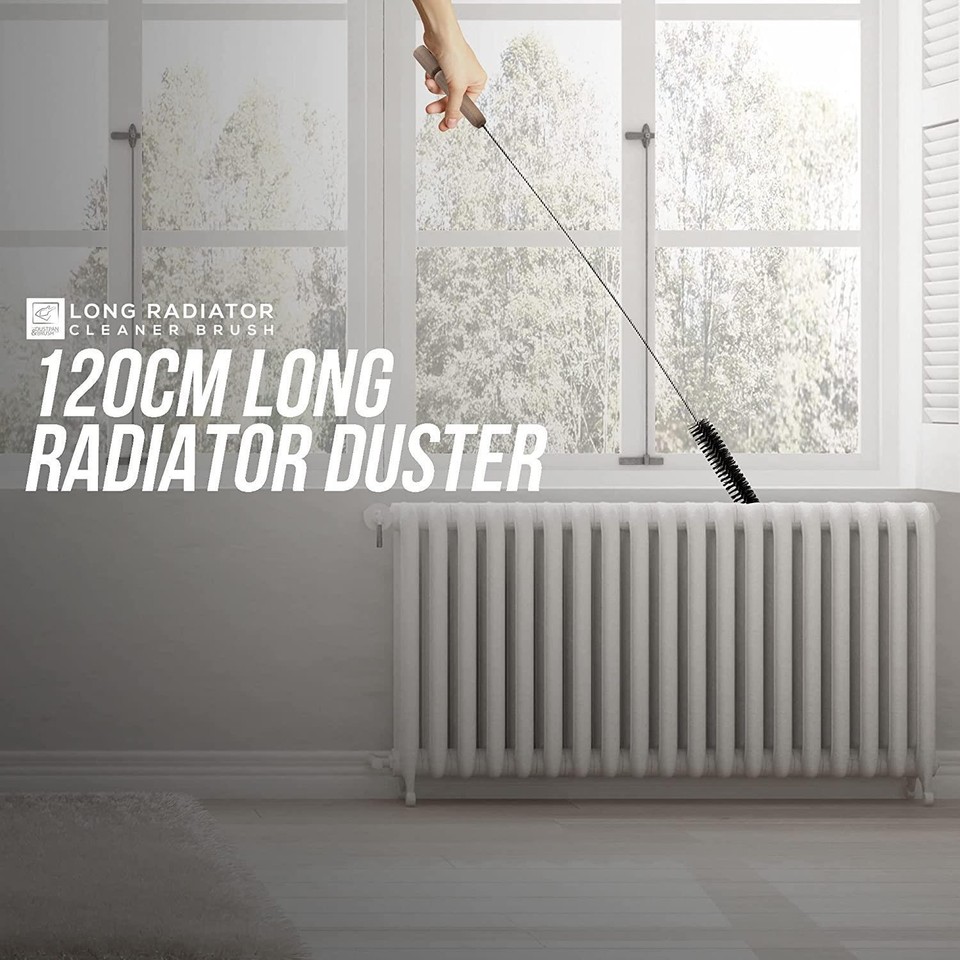 Long Reach Radiator Brush Cleaner Long Handled Cleaning Flexible Duster ...