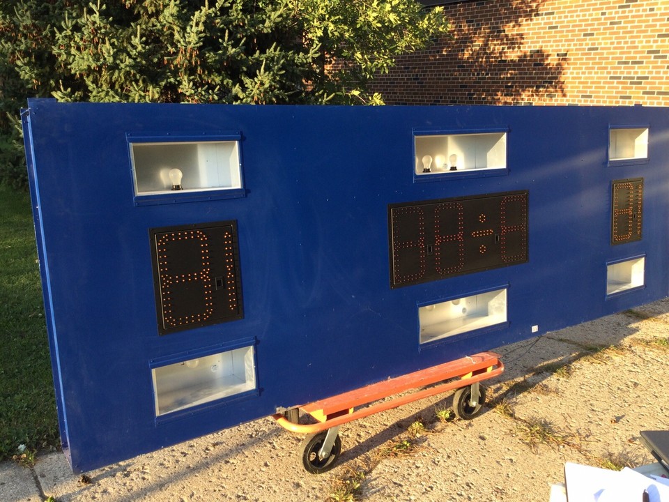 Pair Of Nevco Gym Sports Scoreboard - Man Cave - Bar - Basketball - 12 ...