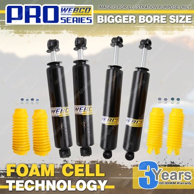 Front Rear 2" Lift Foam Cell Shocks for Landcruiser BJ40 FJ40 FJ45 BJ42 ...