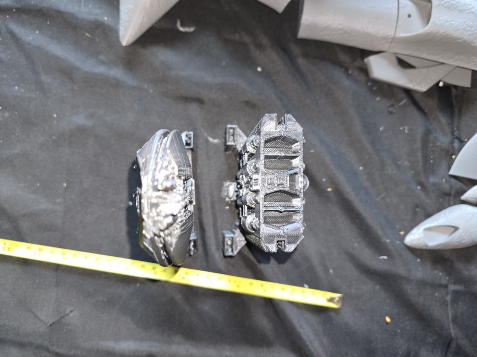 Classic BATTLESTAR GALACTICA Fleet Ship Tiger Class Ship -12" Custom 3d Model Ki | eBay