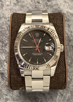 Rolex Datejust Turn-O-Graph 116264 36mm, 2009, Graphite Grey | eBay UK