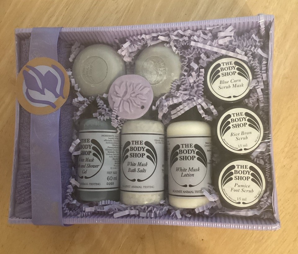 Vintage Body Shop White Musk 10 Piece Gift Set | eBay UK