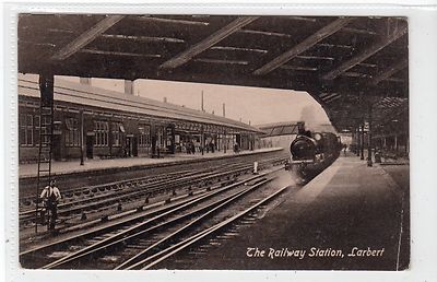 THE RAILWAY STATION, LARBERT: Stirlingshire postcard (C21760) | eBay UK
