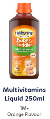 Haliborange Multivitamin Liquid Baby And Toddler Liquid (250ml) | eBay UK