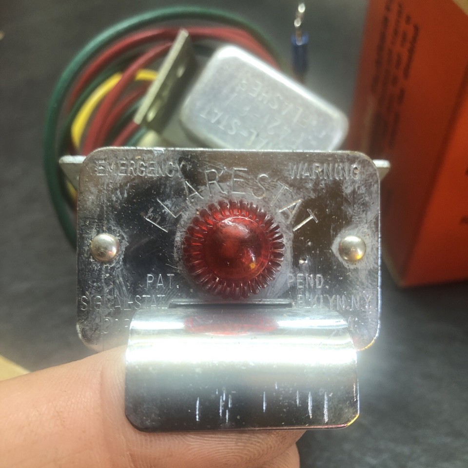 1950S Chevy Gm Signal Stat Flarestat Chrome Hazard Warning Switch Nos ...