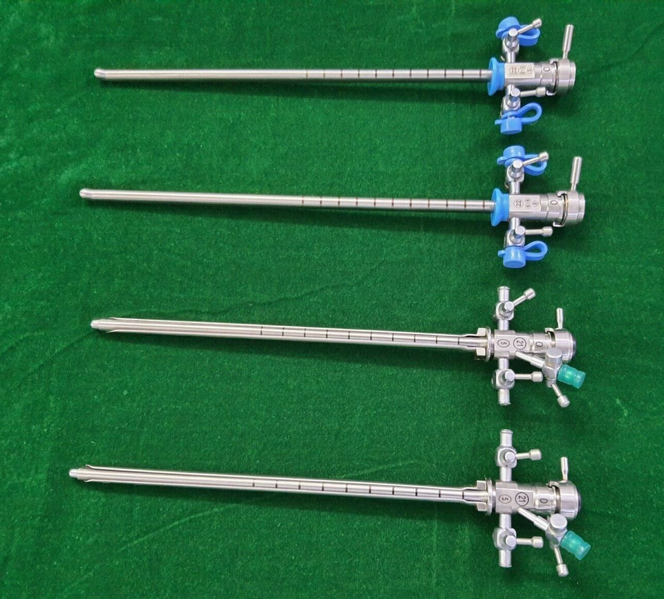 4pc Hysteroscopy Cystoscopy Sheath 22FR/ VIU Sheath 21FR Reusable ...