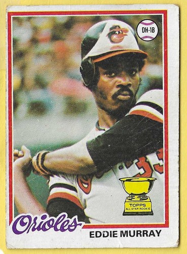 1978 Topps Eddie Murray Orioles HOF RC #2 VG | eBay
