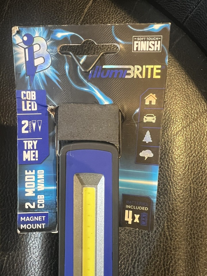 LITEZALL illumibrite 2 Mode COB WAND 300 LUMENS Magnetic MOUNT LED ...