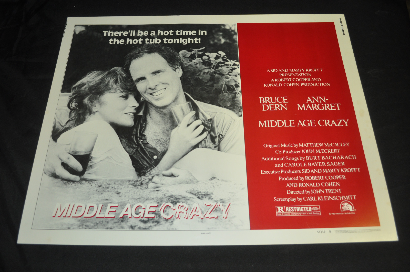 Middle Age Crazy Style B 22x28 Half 1/2 Sheet Movie Poster - (1980) ITB ...