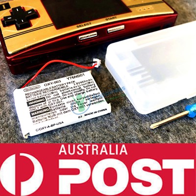 New Rechargable Battery Pack for Nintendo Gameboy Micro GBM with tool ...