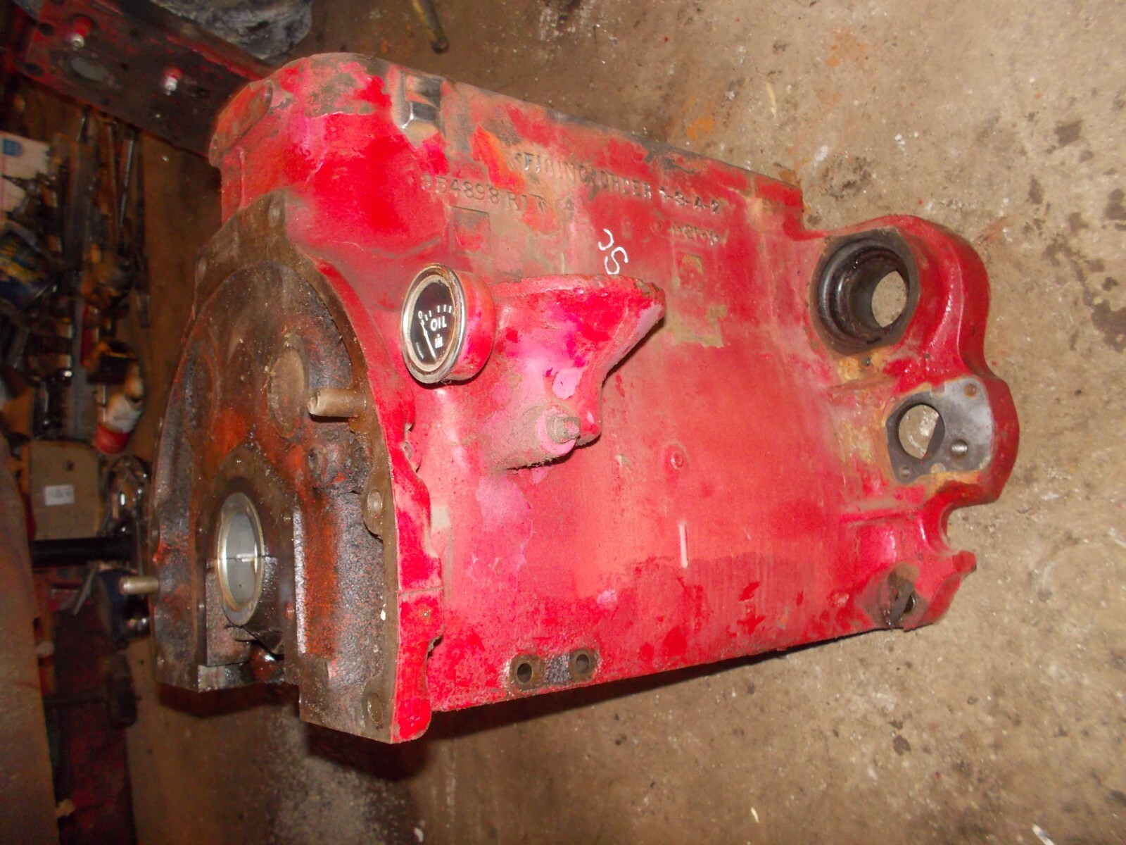 Farmall Super C SC IH gas tractor GOOD engine motor C123 cylinder block ...