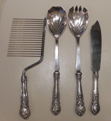 Web Sterling Silver Handles 4-Piece Serving Flatware | eBay