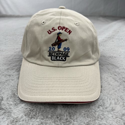 US Open Baseball Cap Hat Mens One Size Beige Bethpage Black Golf ...