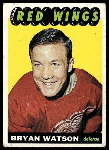 1965-66 Topps Hockey Set Break #45 Bryan Watson Detroit Red Wings VG+ | eBay