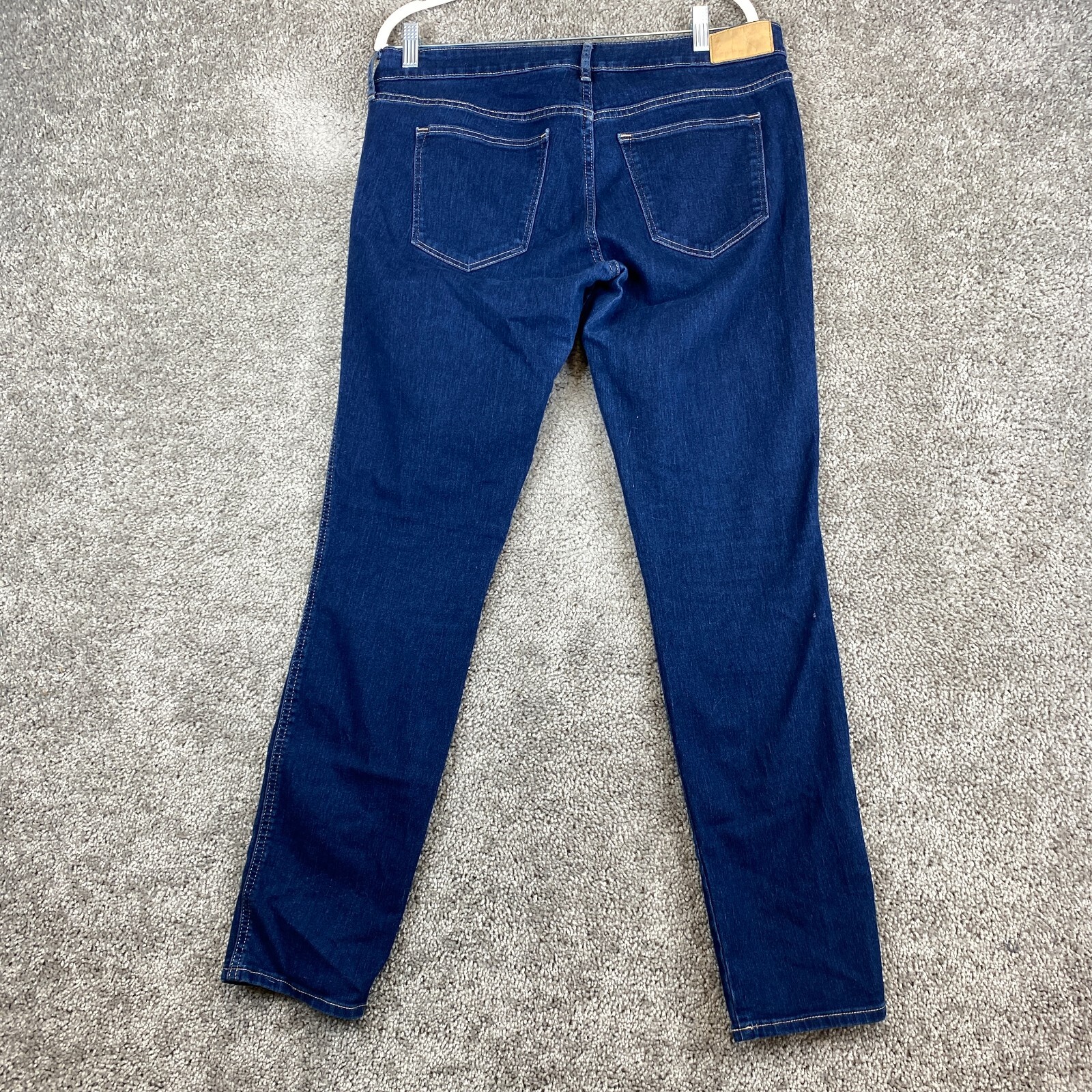 H&M &Denim Jeans Womens Size 33 Blue Skinny Mid Rise Pants | eBay