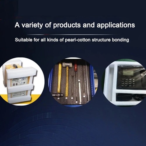 RJ- 400 Desktop Gluing Machine Industrial Pearl Cotton Hot Melt ...