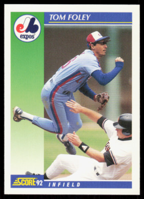 1992 Score 486 Tom Foley Montreal Expos | eBay