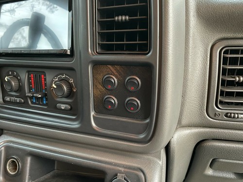 Silverado Sierra Vent Switch Panel 4 Red LED Switches NBS 1999-2007 GMC ...