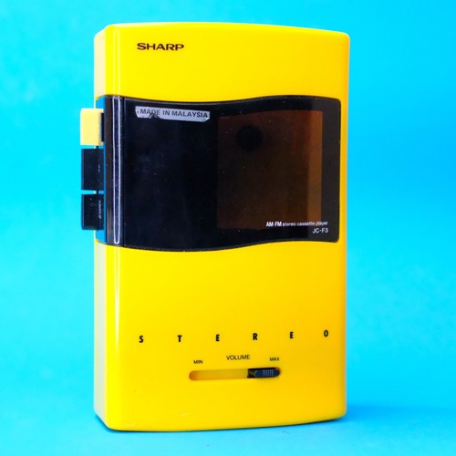 Boxed Vintage SHARP JC-F3 Personal Stereo Cassette Player Fm Walkman ...