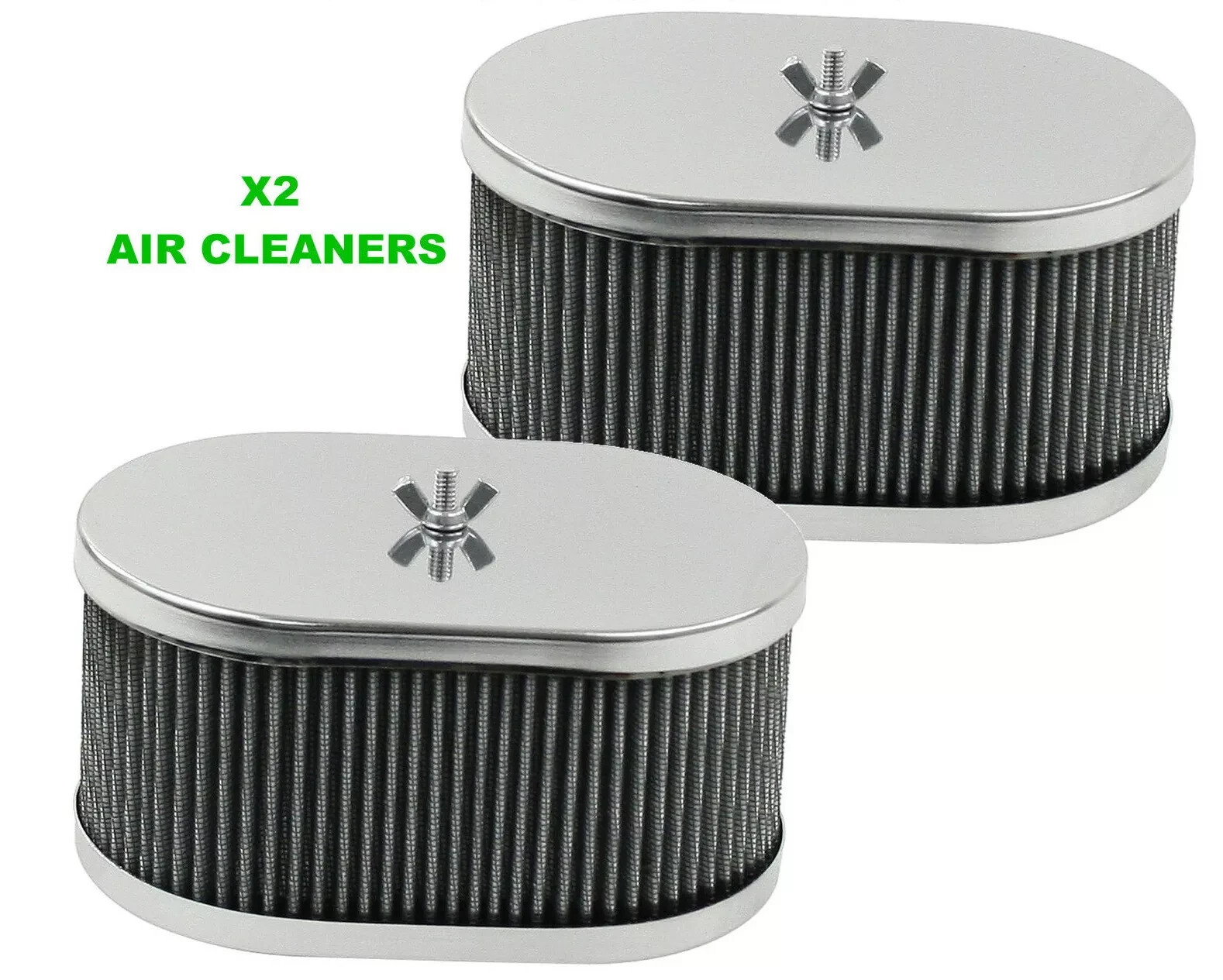 40/44/48 IDF STYLE OVAL AIR CLEANERS (2) DELLORTO WEBER AIR FILTERS 3 1 ...