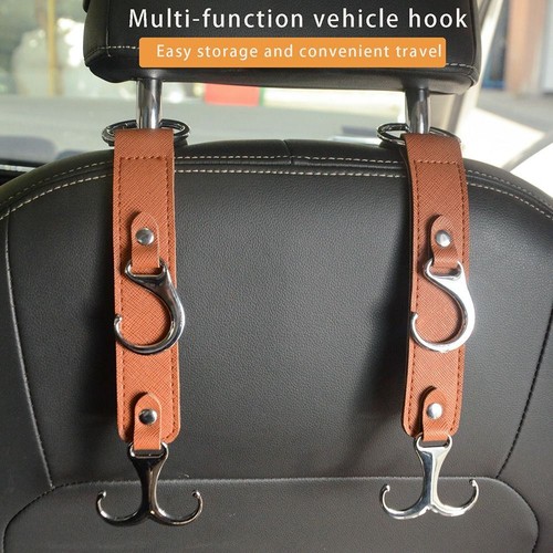 Metal Seat Back Organizers Rod Mount Car Hangers Car Headrest Hook Car ...