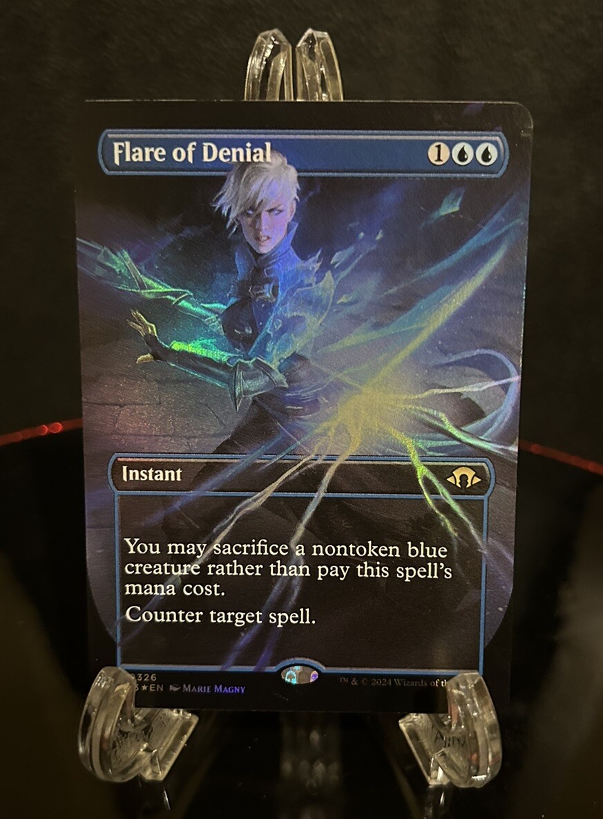 Flare Of Denial Borderless Foil MH3 MTG Magic The Gathering | eBay
