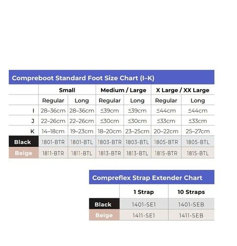 Sigvaris CompreFlex Single Standard Inelastic Wrap Calf & Foot SIZE ...