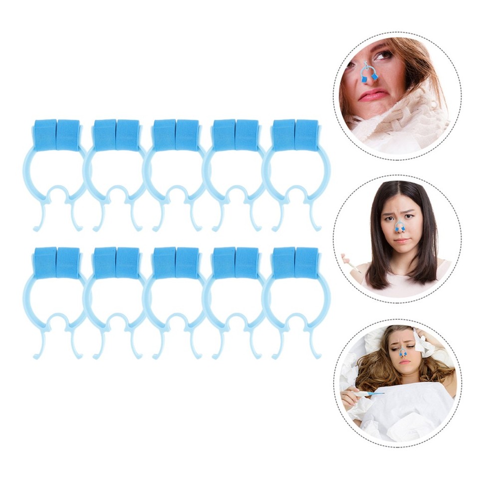 16 Pcs Nose Clips for Bleeds Opener Sleep Plastic Foam Nasal Ease | eBay