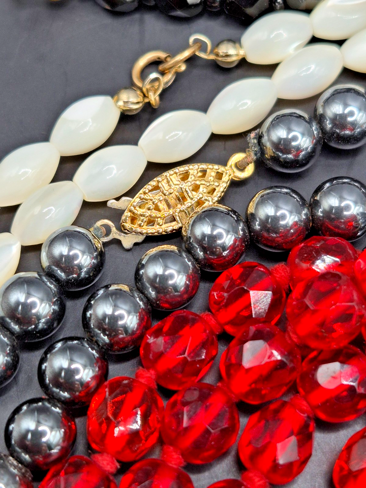 17 x Bead Necklaces Job Lot inc Lotus Silver Clasp | eBay UK