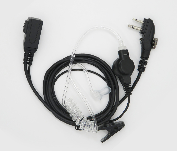 For hytera walkie talkie PD500 TD500 TC610 TD520 air tube earphone two ...