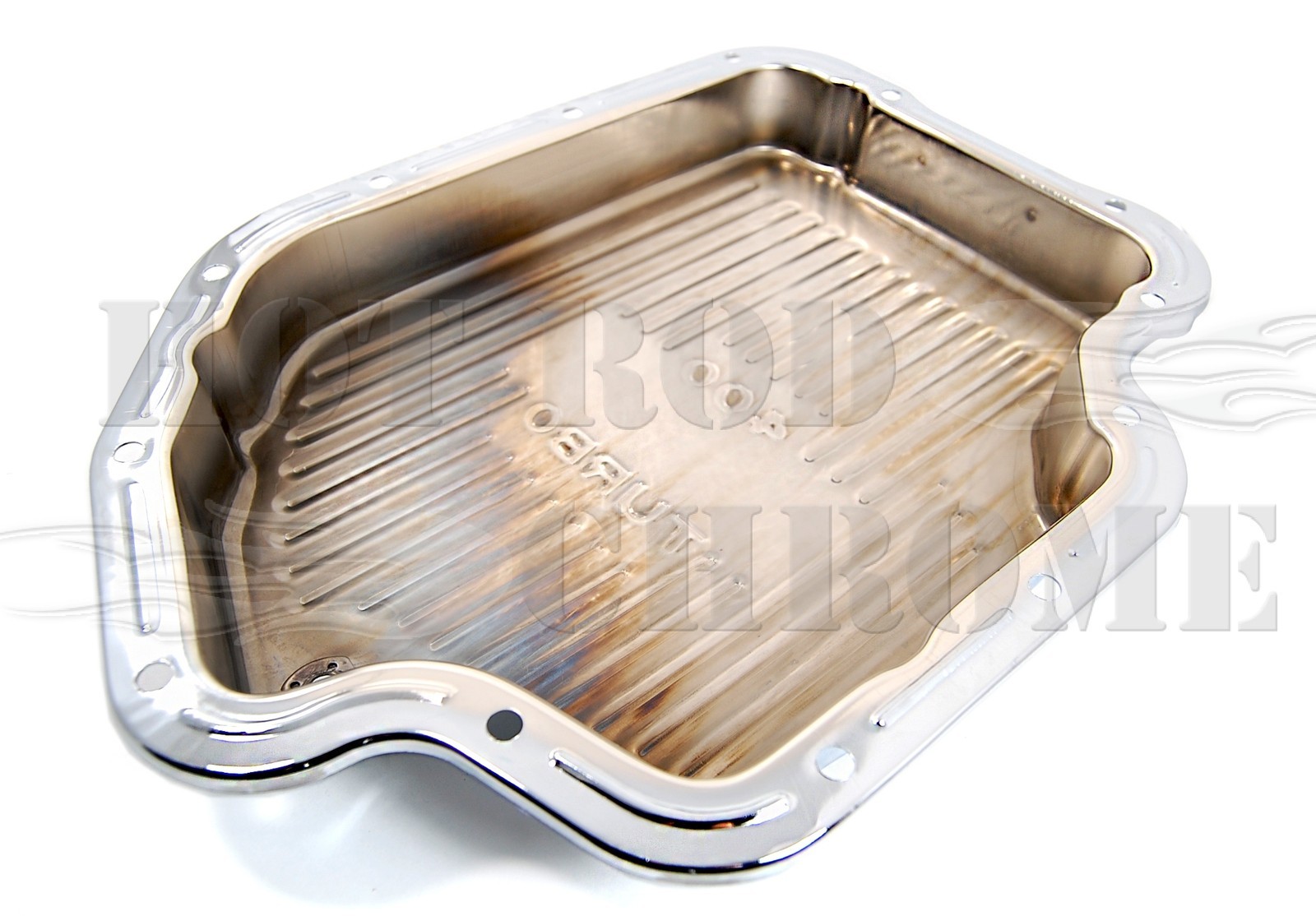 GM Chevy Turbo 400 Chrome Automatic Transmission Pan 2" stock Depth ...