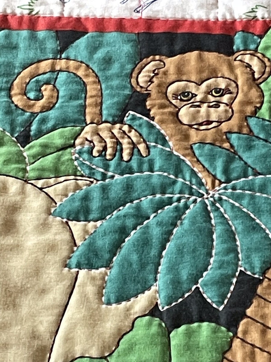 Jungle Baby Applique Quilt Pattern Blake's Jungle Quilt Pattern PDF