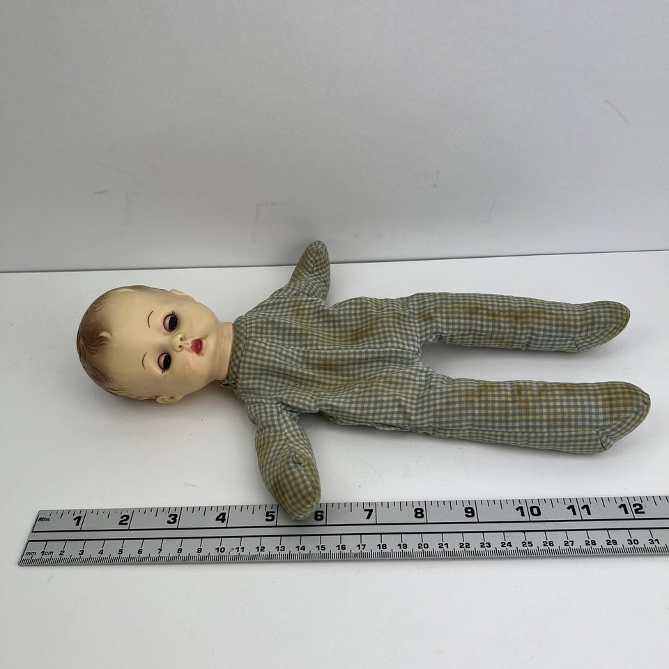 Effanbee Vinyl Head & Cloth Body Doll 1970 #8170 w/ Sleepy Eyes | eBay