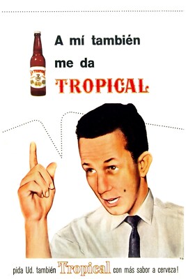 12515.Decoration Poster.Home room wall interior design.Pre-Castro beer ...