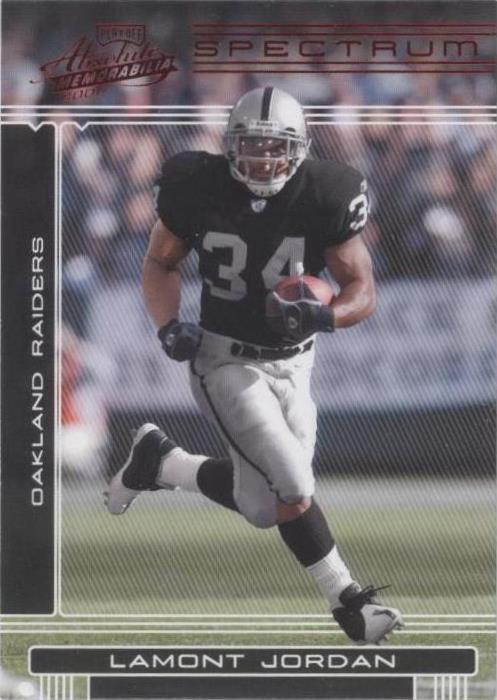 2006 Playoff Absolute Memorabilia - LaMont Jordan #112 Spectrum Red for ...