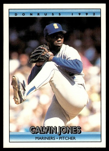 1992 Donruss #690 Calvin Jones Rookie Seattle Mariners | eBay
