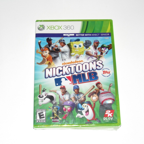 Nickelodeon Nicktoons MLB Microsoft Xbox 360 Game 2011 New Sealed | eBay