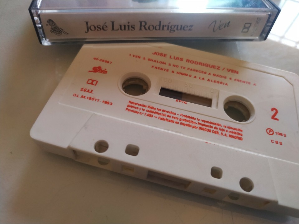 JOSE Luis Rodriguez El Puma Ven Epic 1983 Spain Press - Cinta Tape ...