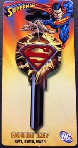Superman House 2 Key Blank - Uncut - Superman Collectable Key ...
