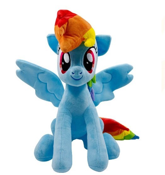 Hasbro My Little Pony Jumbo Rainbow Dash Plush Plushie 2025 Official 20 ...