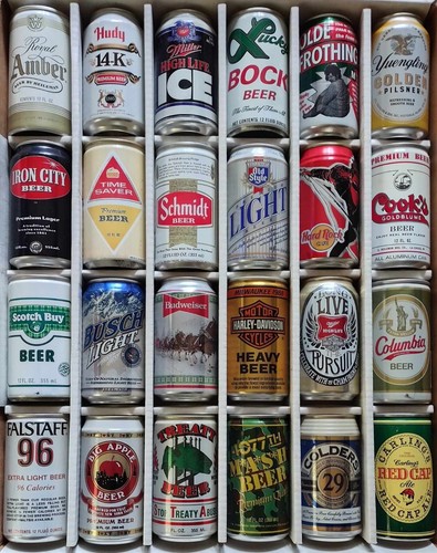 24 Different 12 oz. USA Beer Cans Lot-31 | eBay