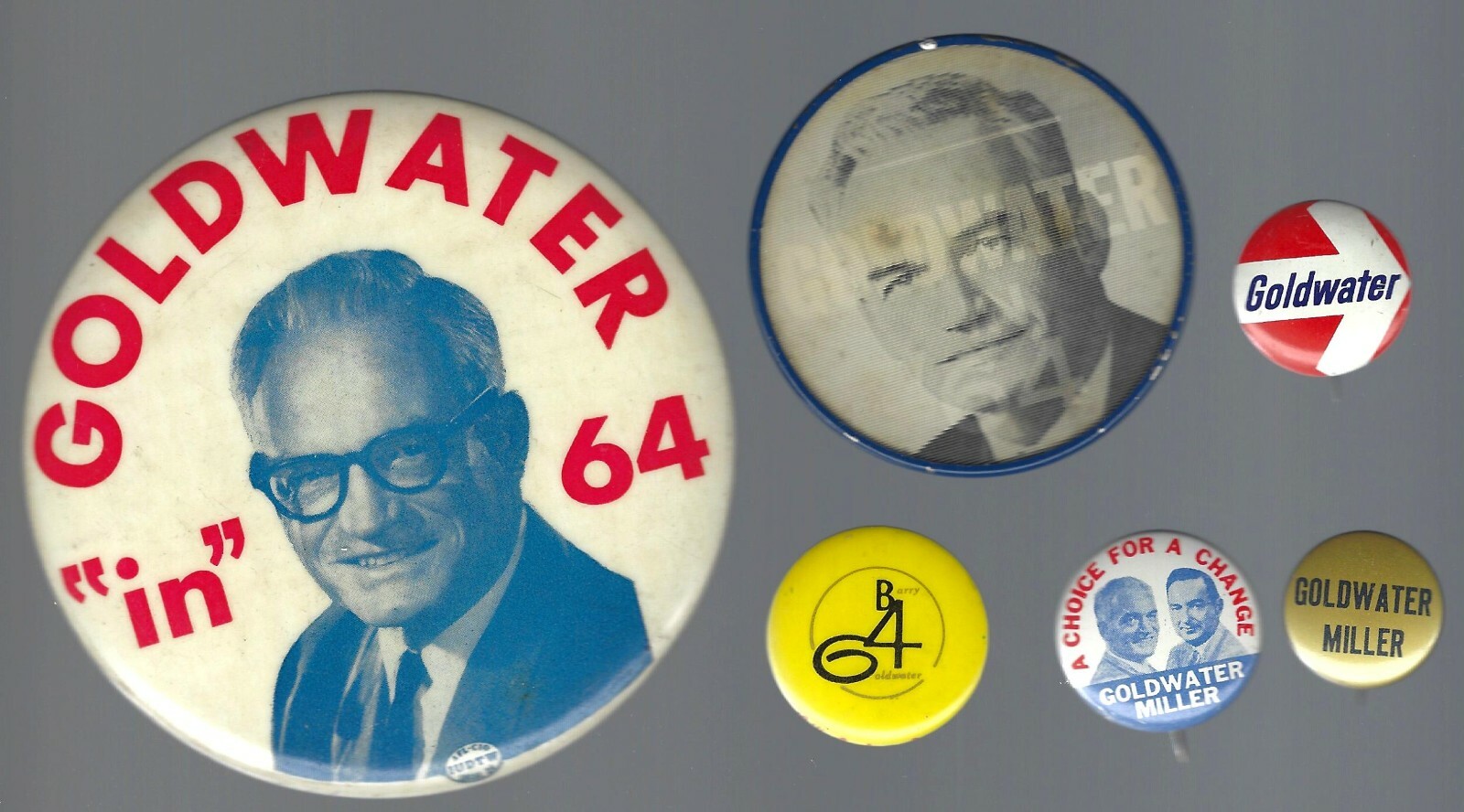 1964 BARRY GOLDWATER CAMPAIGN BUTTON COLLECTION - GROUP D | eBay