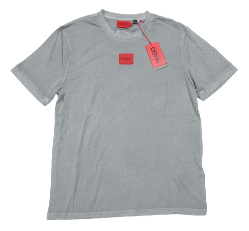 Hugo Boss Red Label Men's Gray Diragolino Patch Logo Short Sleeve T ...