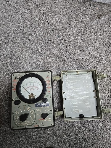 Vintage U.S. ARMY SIGNAL CORPS Multimeter, AN/USM-223 ME-297/U | eBay