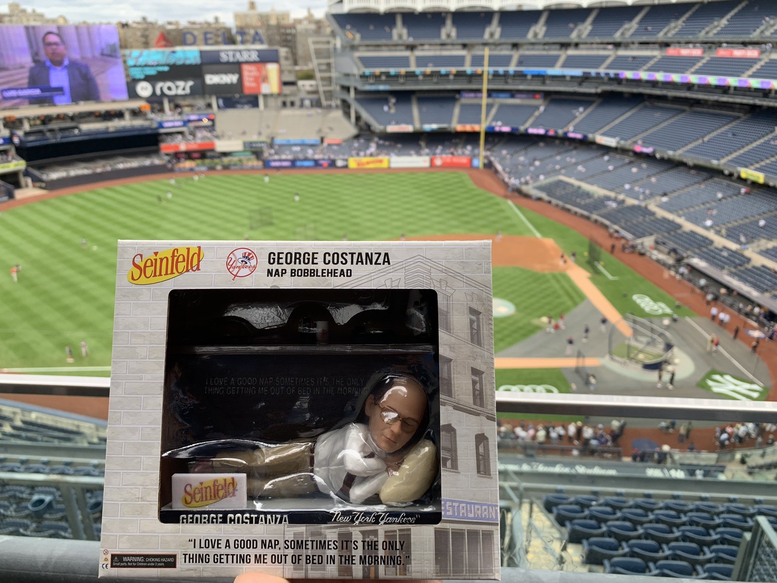 New York Yankees Seinfeld George Costanza Sleeping Under Desk ...