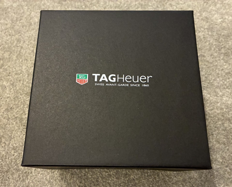 Tag Heuer Watch Presentation Box Set Including Instructions Booklet etc ...